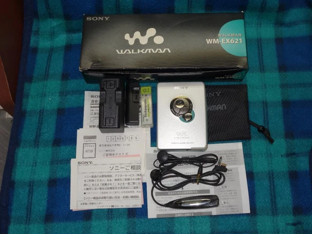SONY WM-EX621 CASSETTE Walkman Portable Player with NiCd Battery ...