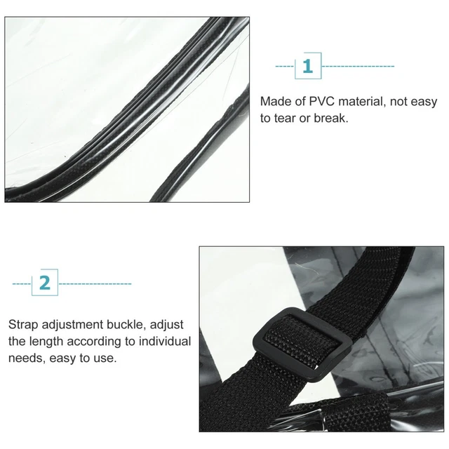 STADIUM FANNY PACK Packs for Women Waterproof Clear Messenger Bag $28. ...