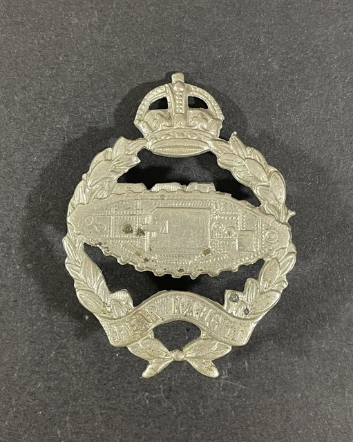 WW2 BRITISH ARMY, Royal Tank Regiment Cap Badge EUR 13,92 - PicClick FR