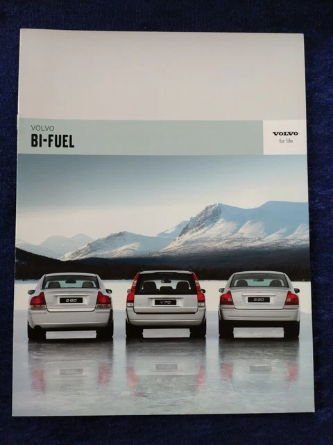 VOLVO BI-FUEL S80 S 60 V70 Prospekt 2006, 12 Seiten EUR 6,99 - PicClick DE