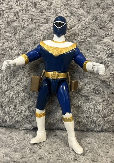 VINTAGE MIGHTY MORPHIN Power Rangers Blue Ranger Action Figure - 1996 ...