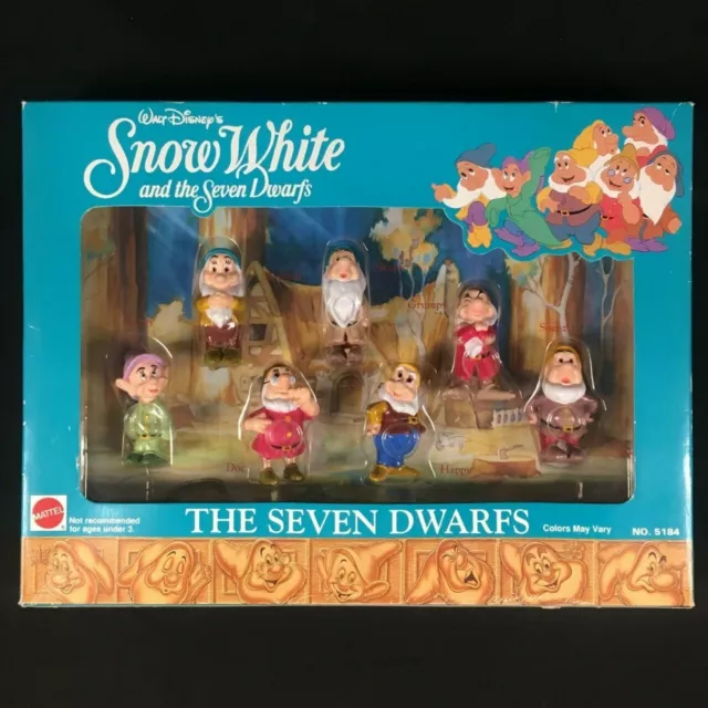 Mattel Walt Disneys Snow White And The Seven Dwarfs Rare Nib Sealed Vintage £2888 Picclick Uk
