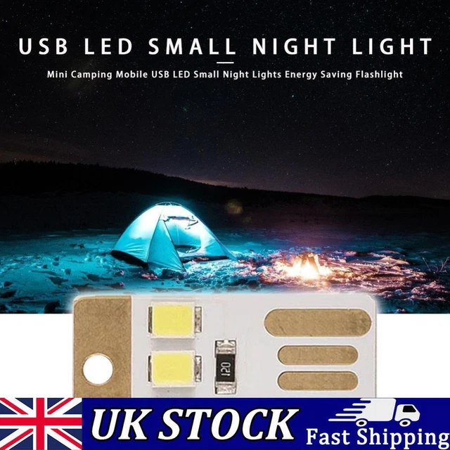 10X MINI SLIM Mobile LED Lamp Small Lights Outdoor Camping Barbecue ...
