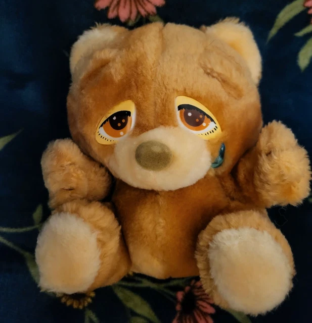 EMOTIONS MATTEL CRYING Teddy Bear Plush Soft Toy Sad Eyes Tear £37.09 ...
