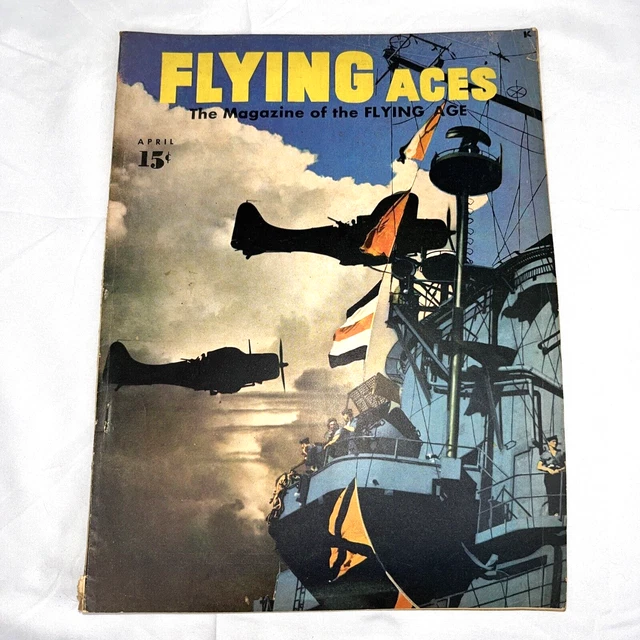FLYING ACES MAGAZINE April 1944 Army Air Force Schweinfurt Raids £11.63 ...