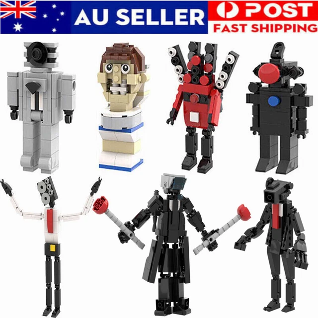 SKIBIDI TOILET FIGURES Models Toy Cameraman TV Man Speaker Man Toy Xmas ...