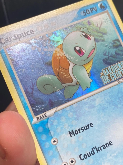 CARTE POKEMON FR Ex Gardiens De Cristal - Carapuce 63/100 Commune Reverse - Tbe EUR 19,90 ...