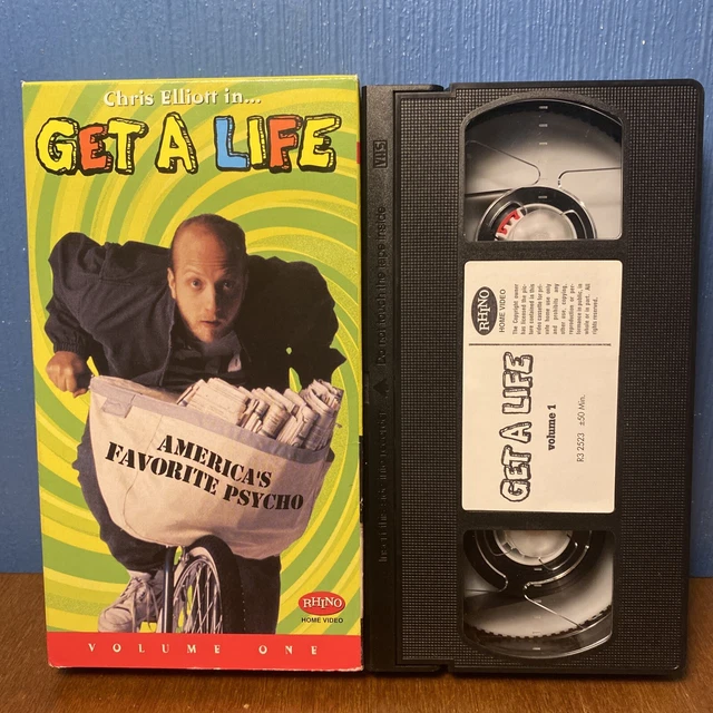 GET A LIFE Volume One - VHS Tape TV Comedy Sitcom Chris Elliott 90s ...