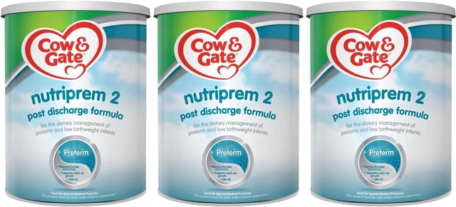 COW & GATE Nutriprem 2 Post Discharge Powder 800g x 3 £39.99 - PicClick UK