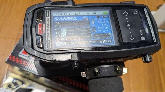 TRASMETTITORE SANWA M17 con ricevitore RX-493i set di ricarica wireless ...