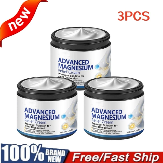 3PCS MAGNESIUM PAIN Relief Cream, Joint & Bone Therapy Cream~ £0.01 ...