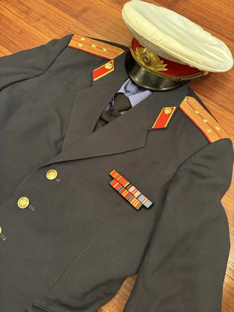 SOVIET PARADE UNIFORM Captain Militia (Police) of Ussr Original Used ...