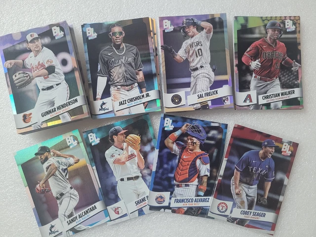 TOPPS 2024 BIG League Baseball MLB FOIL + Rare Blue FOIL & Super Rare ...