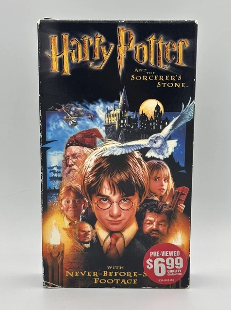 HARRY POTTER AND The Sorcerers Stone - VHS Tape - Blockbuster Pre ...