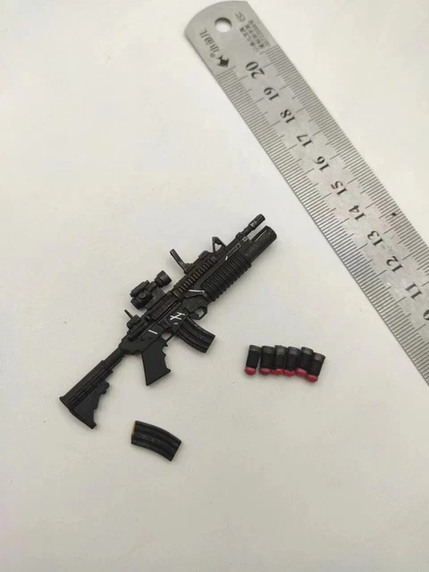 1/12 SCALE SOLDIER M4 Submachine Gun Model for 6" Figure $18.99 ...