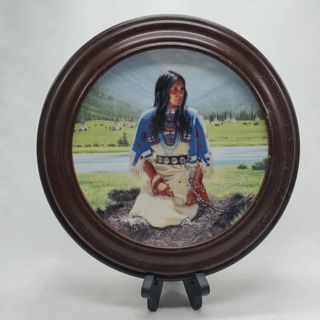 FALLING STAR, NOBLE American Indian Women by Hamilton Collection Frame ...
