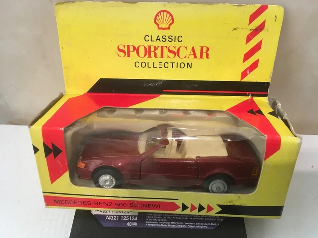 VINTAGE RETRO SHELL Classic Sports Car Collection Mercedes Benz 500 SL ...
