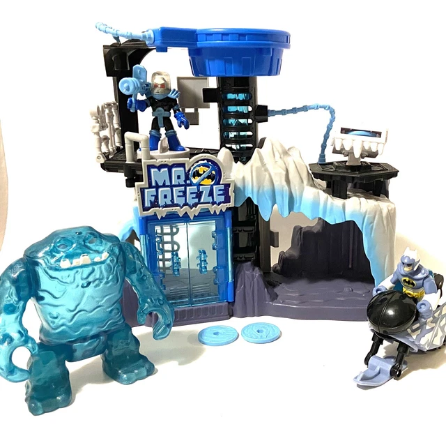 IMAGINEXT DC MR. Freeze Headquarters Playset w/Freeze, Ice Clay, Arctic ...