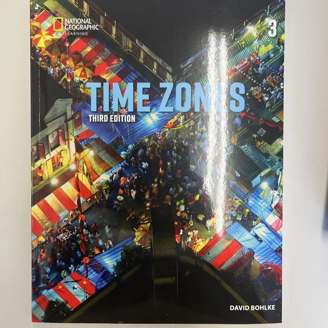 TIME ZONES 3 Third Edition Textbook £82.04 - PicClick UK