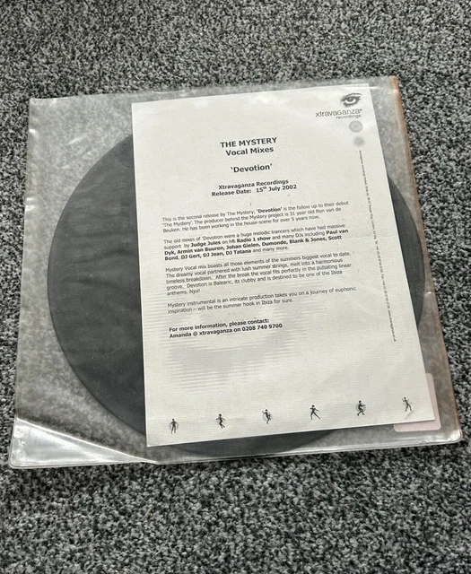 XTRAVAGANZA THE MYSTERY Devotion 12" Electronic Trance White Label UK ...