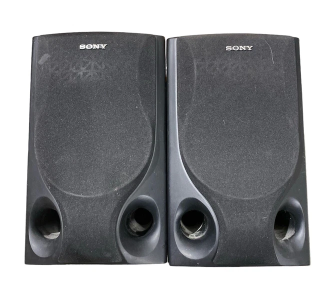 SONY SS-H450 BOOKSHELF Speakers hi-fi separates 70w Black pair £31.92 ...