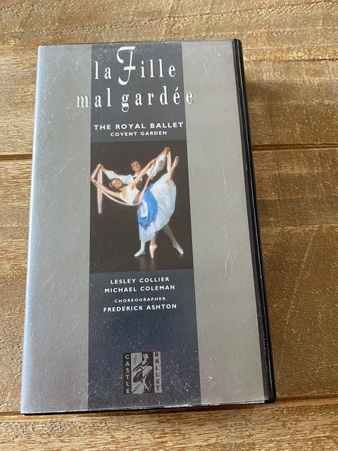 LA FILLE MAL Gardée VHS Video The Royal Ballet Covent Garden Lesley ...