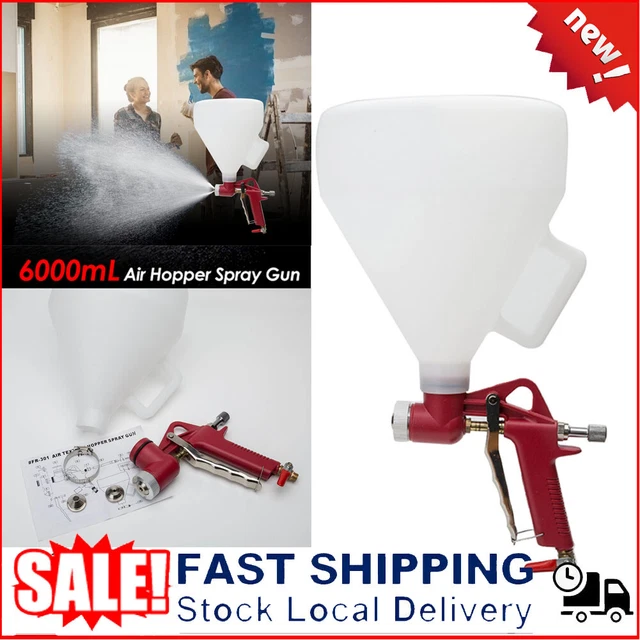 6000ML AIR HOPPER Spray Paint Texture Concrete Render Plaster Painting ...