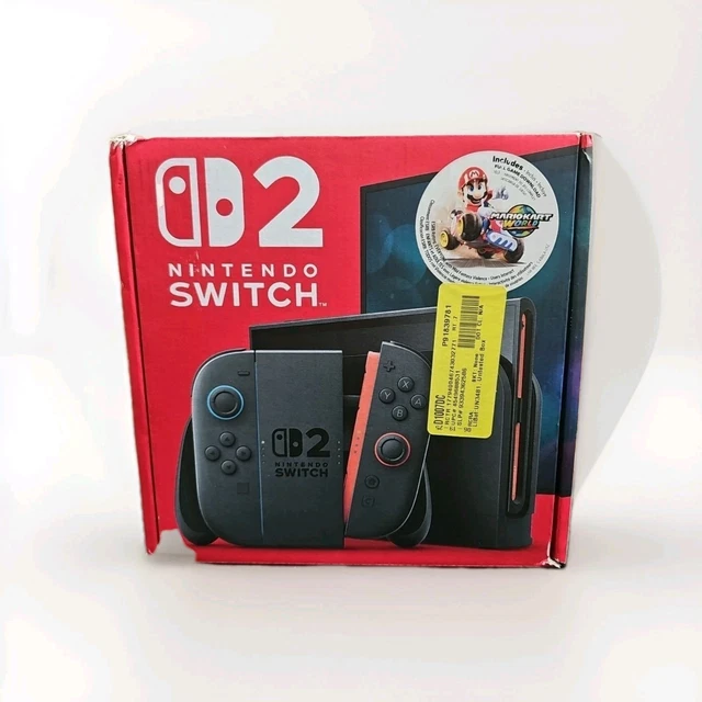 NINTENDO SWITCH 2 Console with Mario Kart World Bundle Black $1,026.76 ...