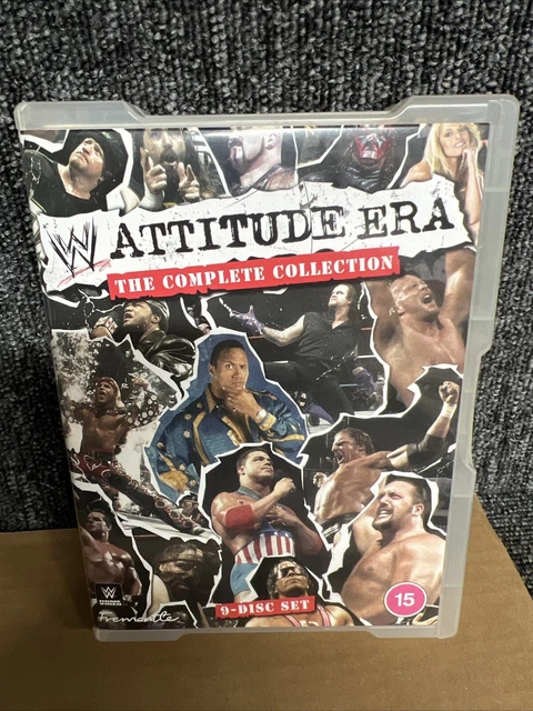 WWE ATTITUDE ERA The Complete Collection - 9 Disc DVD Boxset Box Set ...
