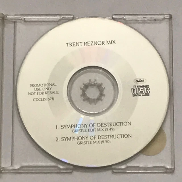 MEGADETH SYMPHONY OF Destruction TRENT REZNOR NINE INCH NAILS RARE 2 ...