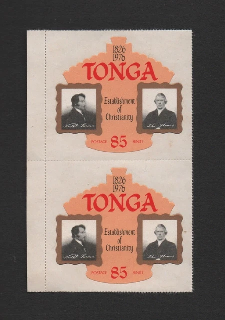 TONGA 1976 150TH ANNIV OF CHRISTIANITY IN TONGA (85s. VALUE) VERTICAL ...