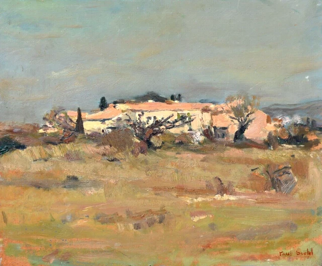 TABLEAU HUILE PAYSAGE de Provence signé Paul Surtel (1893-1985) EUR 1,00 - PicClick FR