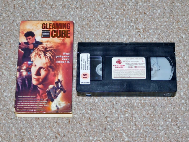 GLEAMING THE CUBE VHS 1989 Vestron Christian Slater Tony Hawk $74.99 ...