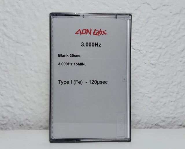 PRECISION CALIBRATION TEST Cassette Tape 3000Hz for Deck Walkman ...