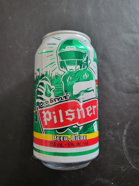 PULL TAB MOLSON Brewery Old Style Pilsner Sask Roughriders CFL 110 Yrs ...