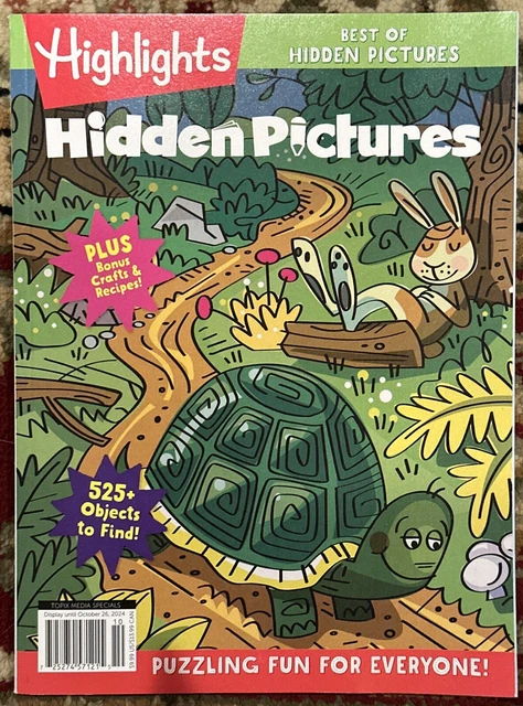 HIGHLIGHTS HIDDEN PICTURES Magazine Puzzling Fun For Everyone 2024 £11. ...