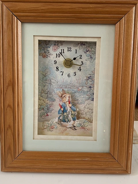 PETER RABBIT CLOCK made by F.Warne and Co Scotland £15.00 - PicClick UK