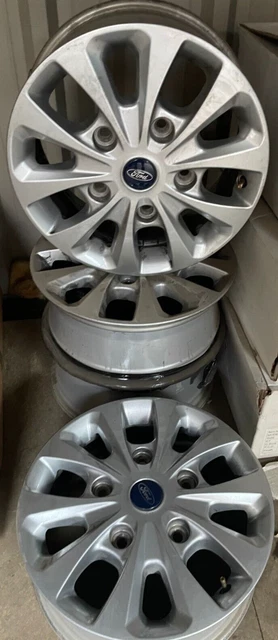 GENUINE FORD TRANSIT Custom 16" Alloy Wheel 10 Spoke Sparkle Silver 18 ...