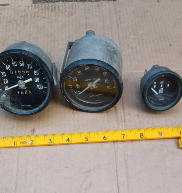 VINTAGE CITROEN GS Speedometer, Tachometer & Ammeter £11.00 - PicClick UK