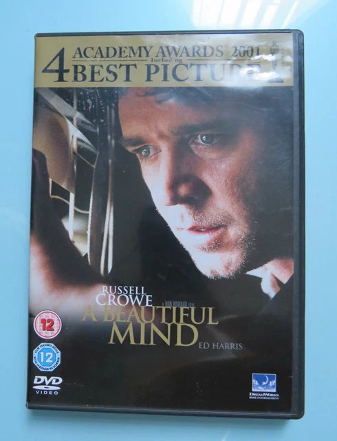 A BEAUTIFUL MIND DVD Russell Crowe PAL 2 Free postage £3.35 - PicClick UK