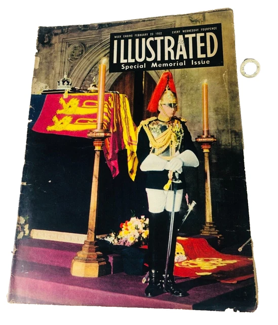 MAGAZINE THE ILLUSTRATED London News February 1952 Vintage ra £11.16 ...