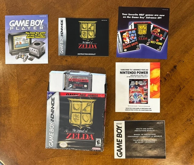 THE LEGEND OF Zelda Classic NES Series COMPLET COMME NEUF Game Boy ...
