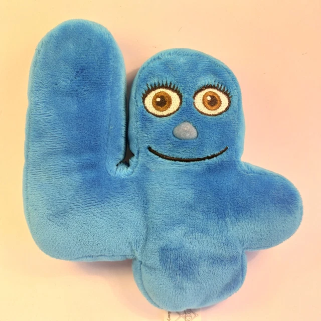 CBEEBIES NUMBERJACKS '4' Plush Soft Toy Gosh 2008 Original Number Jacks ...