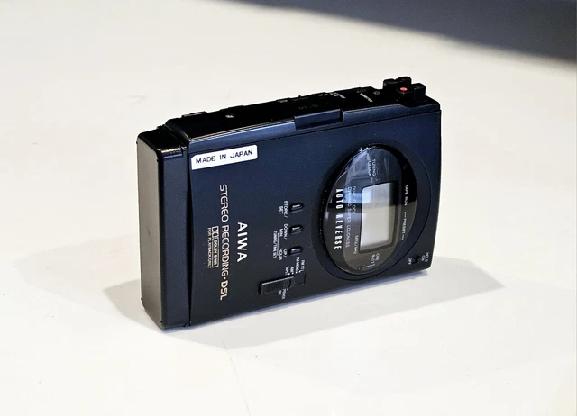 SUPER RARE AIWA recording Walkman Radio Cassette Recorder HS-J303 LCD Display £139.00 - PicClick UK