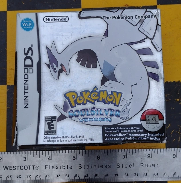 NINTENDO DS POKEMON Soul Silver Box Soulsilver BIG BOX ONLY NO GAME ...