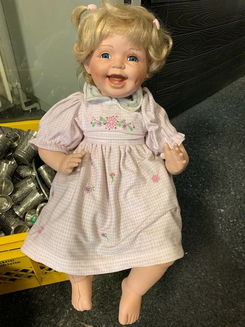 POUPON DE COLLECTION Porcelaine Poupée 52 Cm. Limitée Auflage. État Parfait EUR 35,05 - PicClick FR