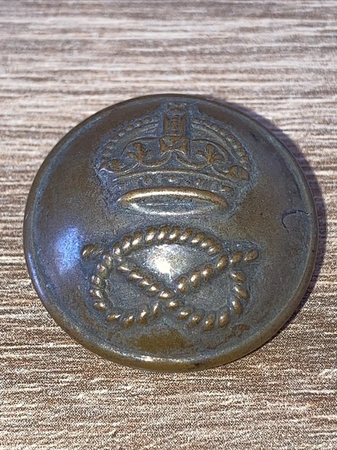 VINTAGE SOUTH STAFFORDSHIRE Regiment Uniform Button approx 25mm (1095 ...