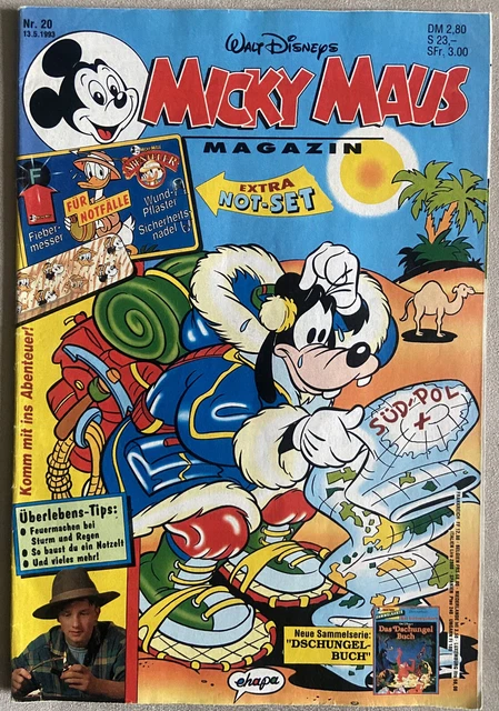 WALT DISNEY'S MICKEY Mouse, 1993, Issue No. 20, (with Trading Cards ...