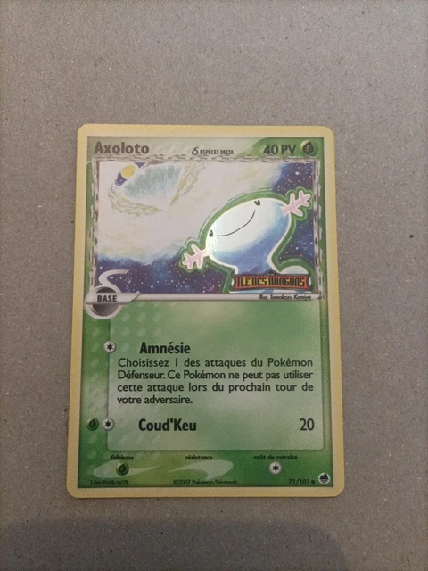 AXOLOTO REVERSE - Pokémon 71/101 Ex Île Des Dragons Fr EUR 2,30 ...
