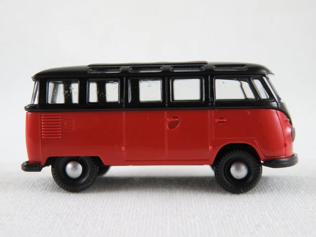 BREKINA VW T1B Samba-Bus (1954) rot/schwarz 1:87/H0 unbespielt EUR 7,95 ...